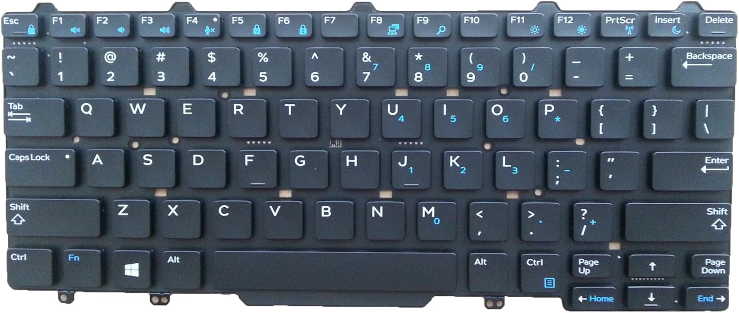 Amazon.com: New US Laptop Keyboard No-Frame for Dell Latitude 3340, Fit ...