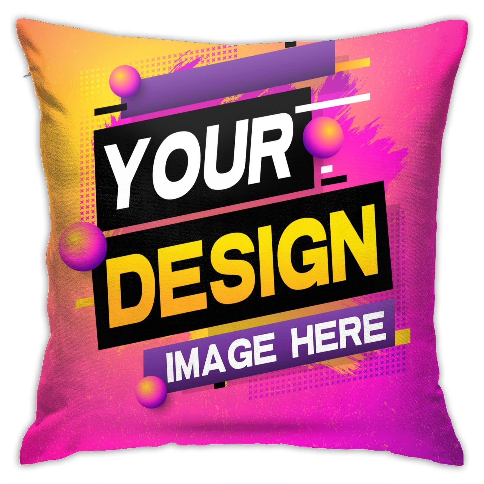 Amazon.com: GYETPONG Custom Pillow Case Custom Pillow with Picture ...