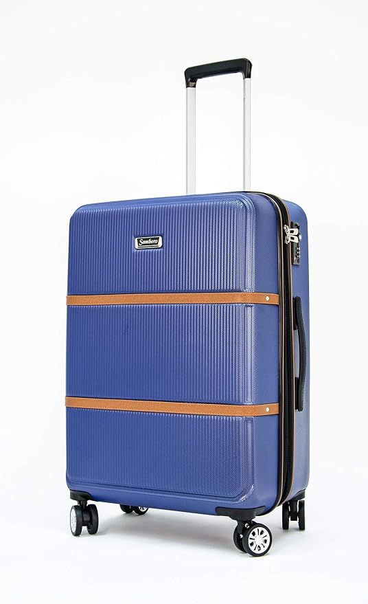 Amazon.com | Samboro Premier 23" Expandable Spinner Trolley - Blue ...