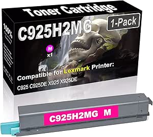 Amazon.com: SINIYA 1-Pack (Magenta) Compatible High Yield C925H2MG ...