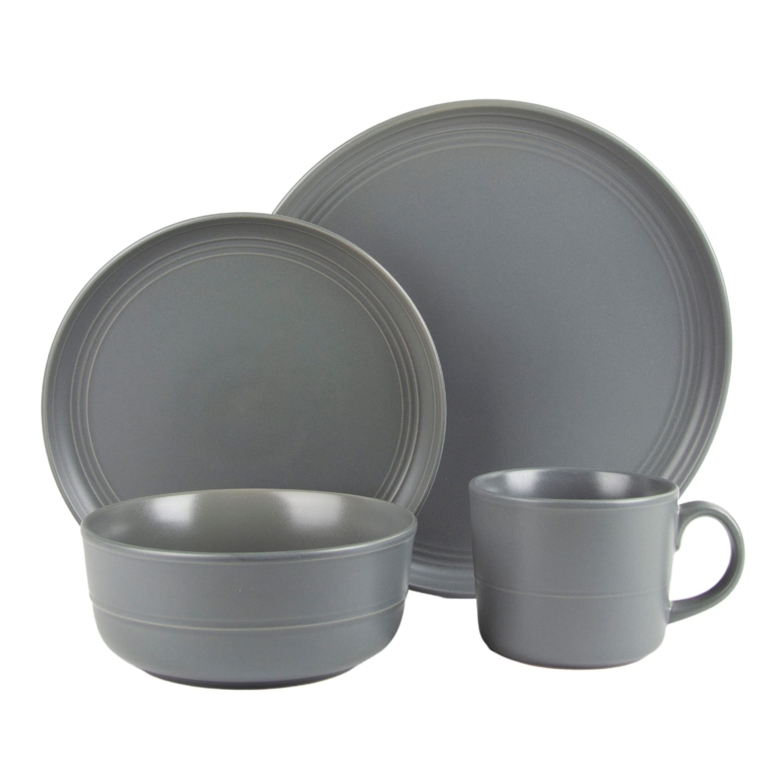 Snapklik.com : 10 Strawberry Street Double Line 16 Piece Dinnerware Set