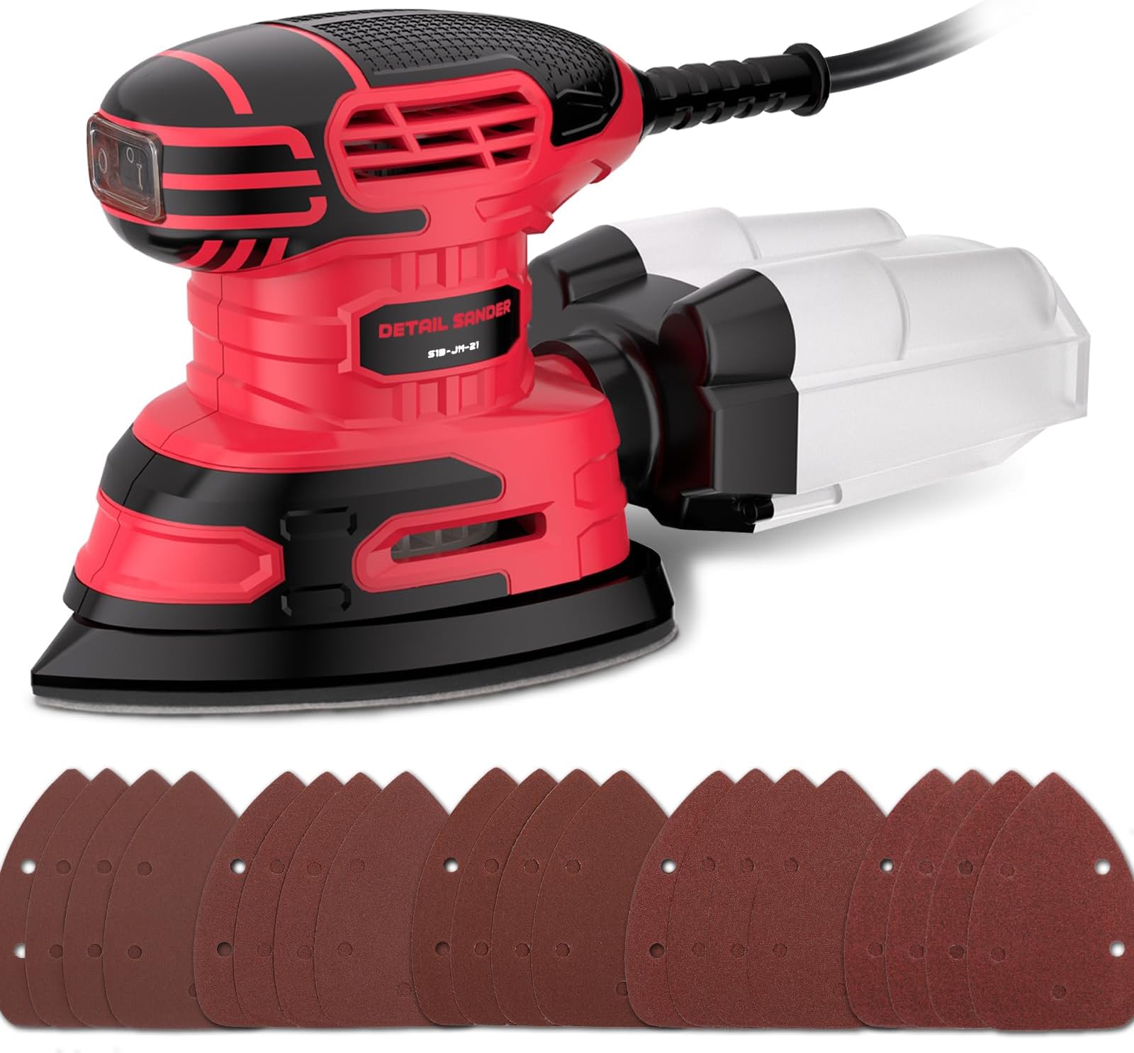 CRAFTSMAN Detail Sander, Corded Mouse Sander for Woodworking, Includes ...