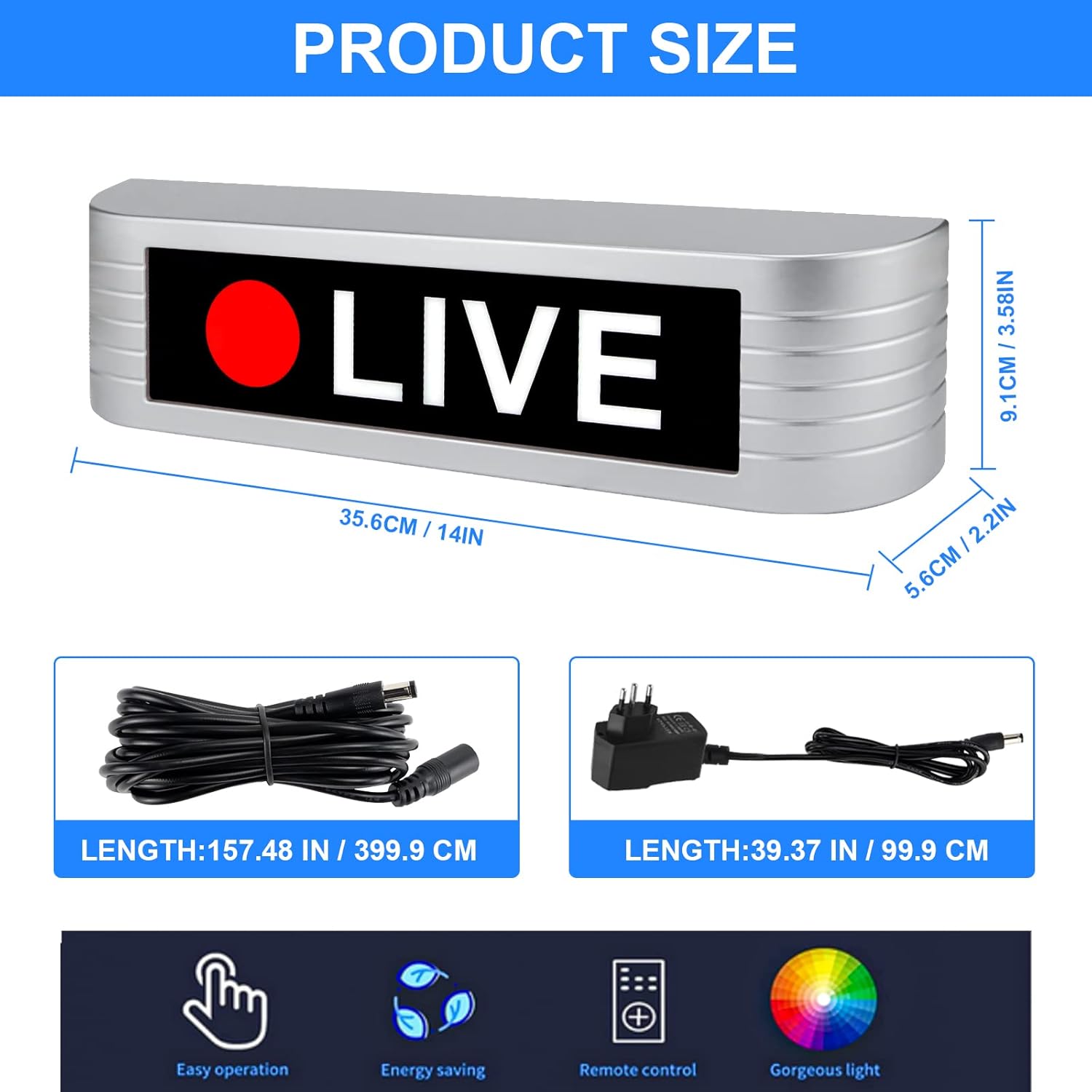 Live Sign Studio Warning Signfor (Professional Recording Studio, Radio ...