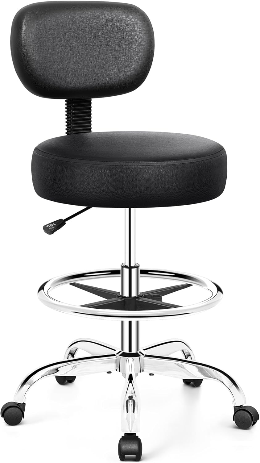 Amazon.com: Brick Attic Drafting Chair with Backrest – Adjustable Foot ...