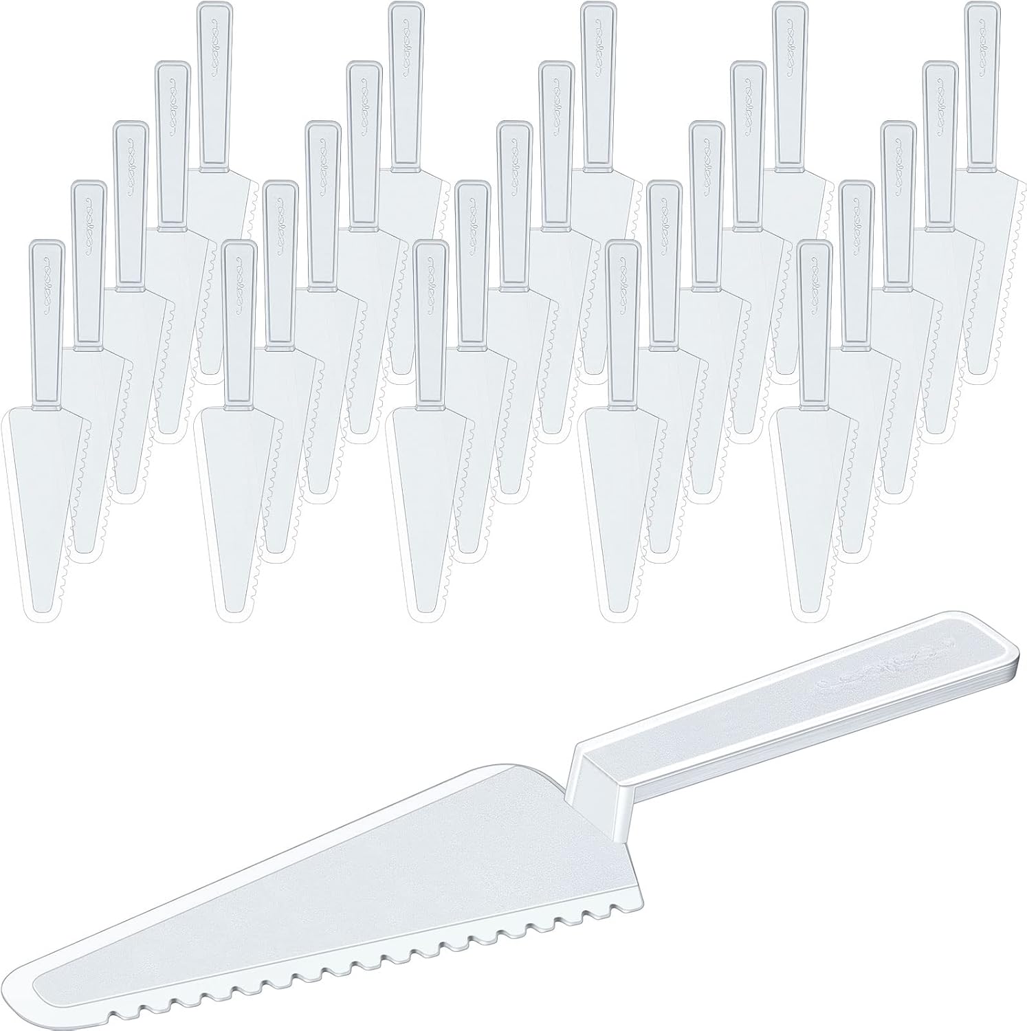 Amazon.com | Suclain Disposable Cake Cutter 9.1 Inch Plastic Cake ...