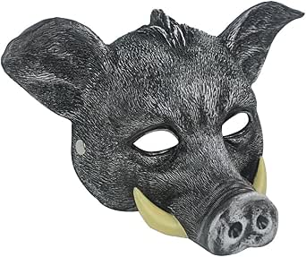 Amazon.com: Hosfairy 1Pcs Halloween Horror Animal Wild Boar Mask Pig ...