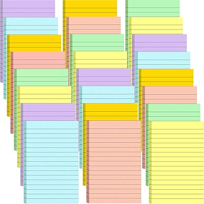 24 Pack Lined Sticky Notes 4X6 in Self Sticky Note Philippines | Ubuy