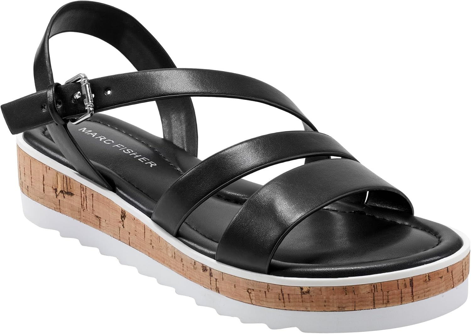 Amazon.com | Marc Fisher Women's Goget Wedge Sandal | Platforms & Wedges