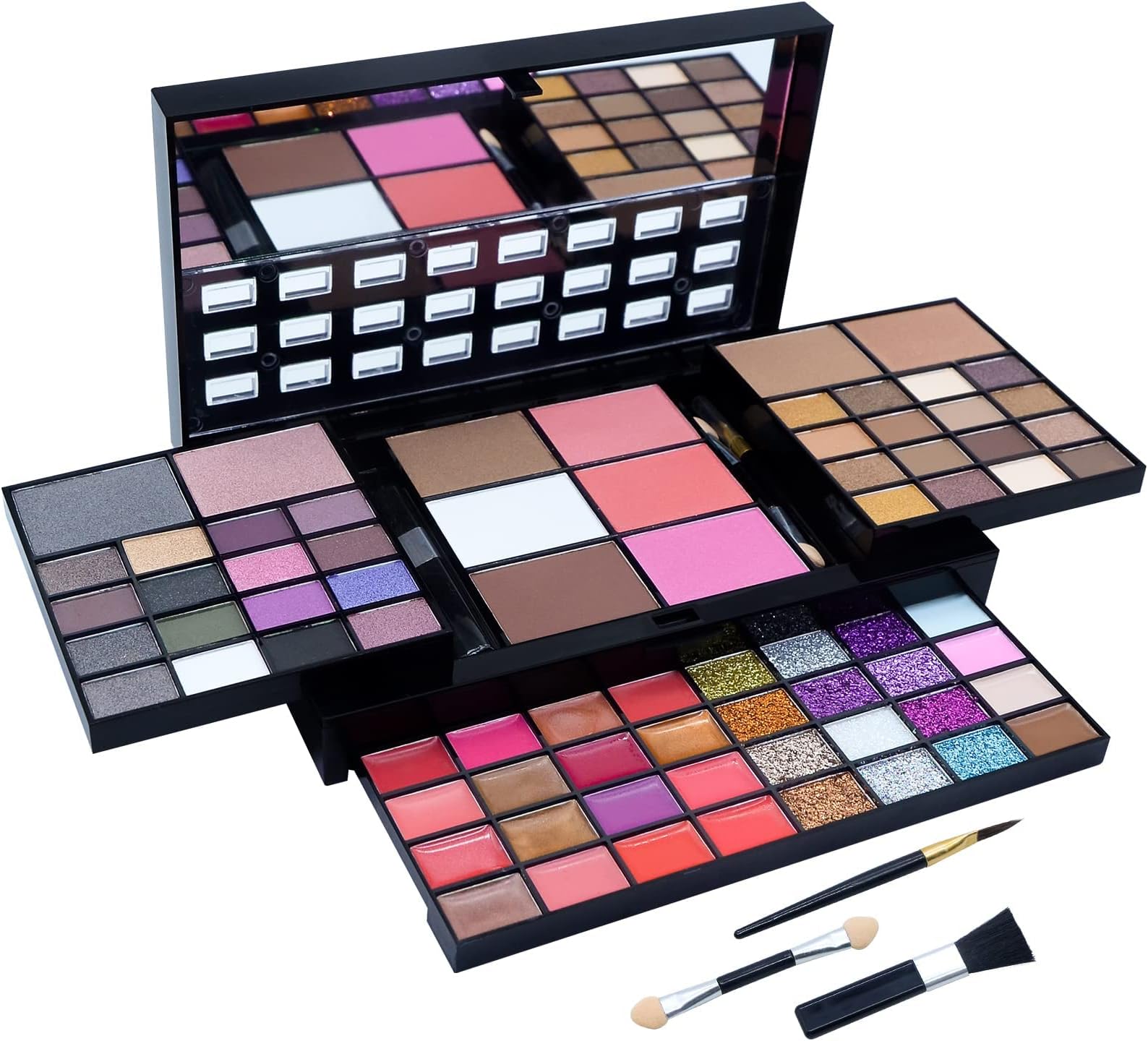 Amazon.com : 78 Colors Pink Cosmetic Make up Palette Set Kit ...