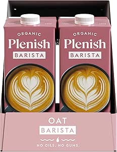 Plenish Barista Organic Oat Drink Long Life, 1L (Pack of 6) : Amazon.co.uk: Grocery