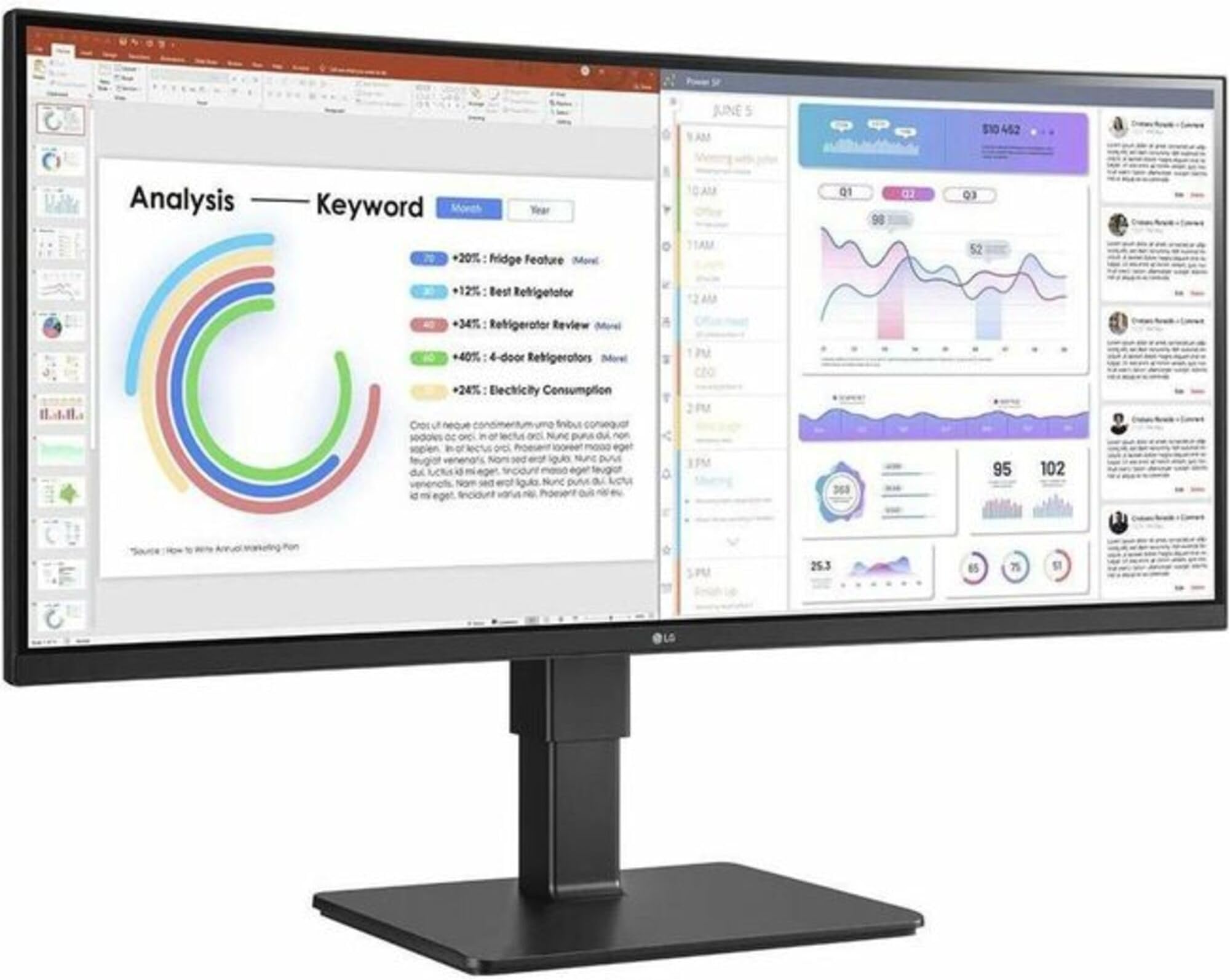 Amazon.com: Philips 34E1C5600HE 34'' UltraWide QHD 21:9 Monitor with ...