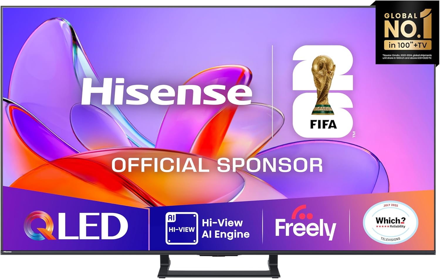 Hisense 55" 55A7QTUK QLED Smart AI TV - 4K Direct Lit Viewing, Quantum ...