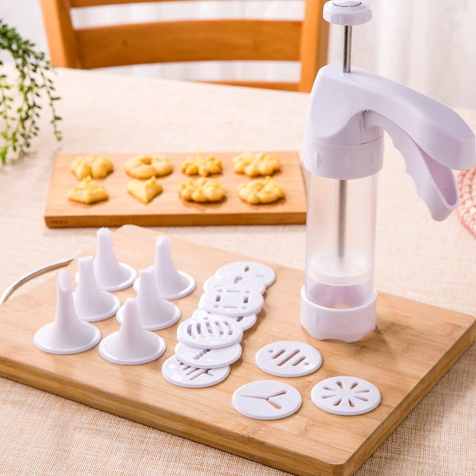 Spritz Cookie Maker – Cookie Press Machine For Homemade Spritz Cookies ...