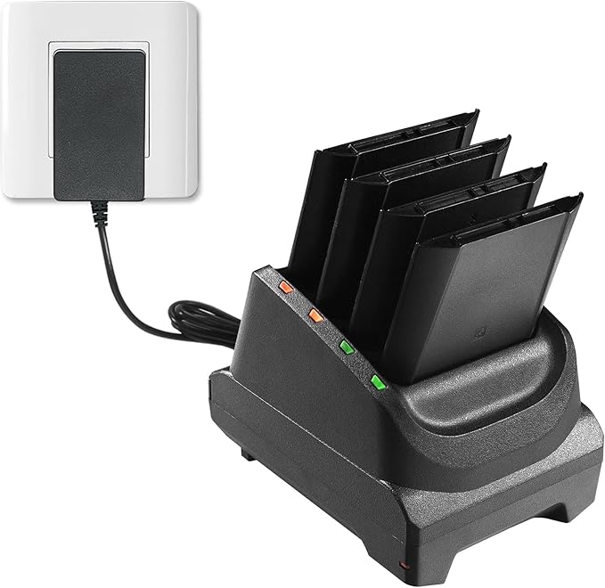 Amazon.com: 4-Slot Battery Charger for Zebra TC51 TC52 TC56 TC57 TC52x ...