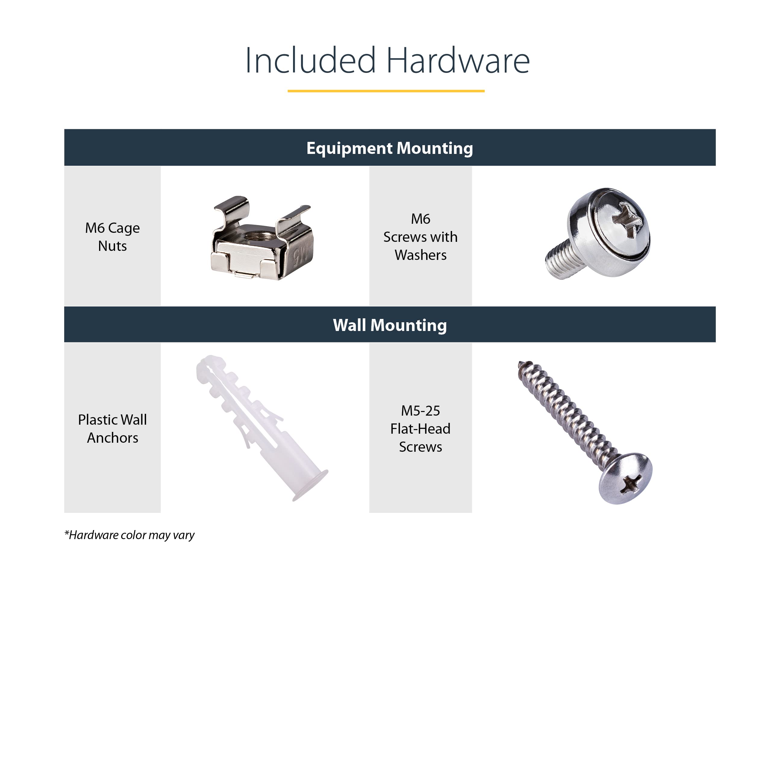 StarTech.com 4U Wall Mount Network Rack - 14 Inch Deep (Low Profile ...