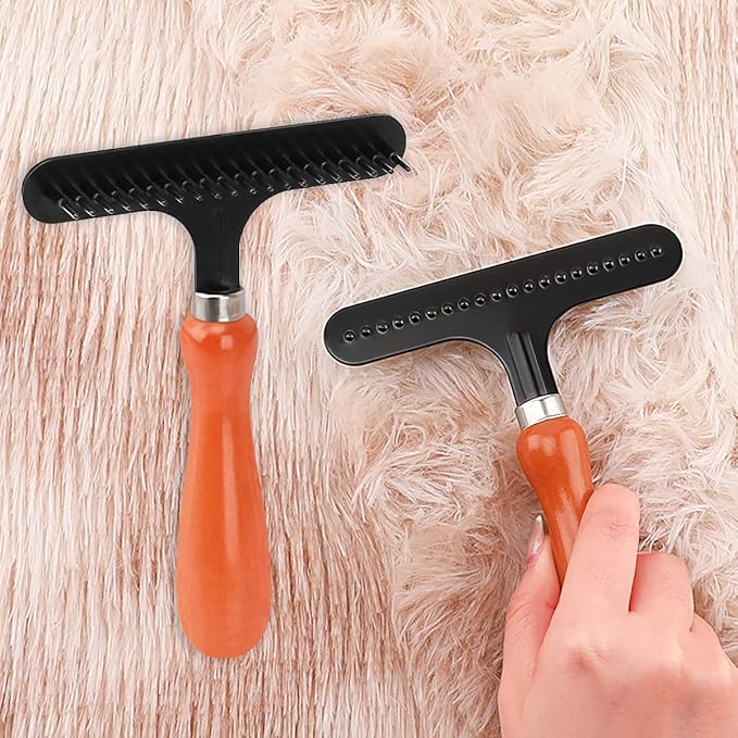 Amazon.com: Carpet Rake,Portable Rug Groomer Rake, Carpet Fluffy ...