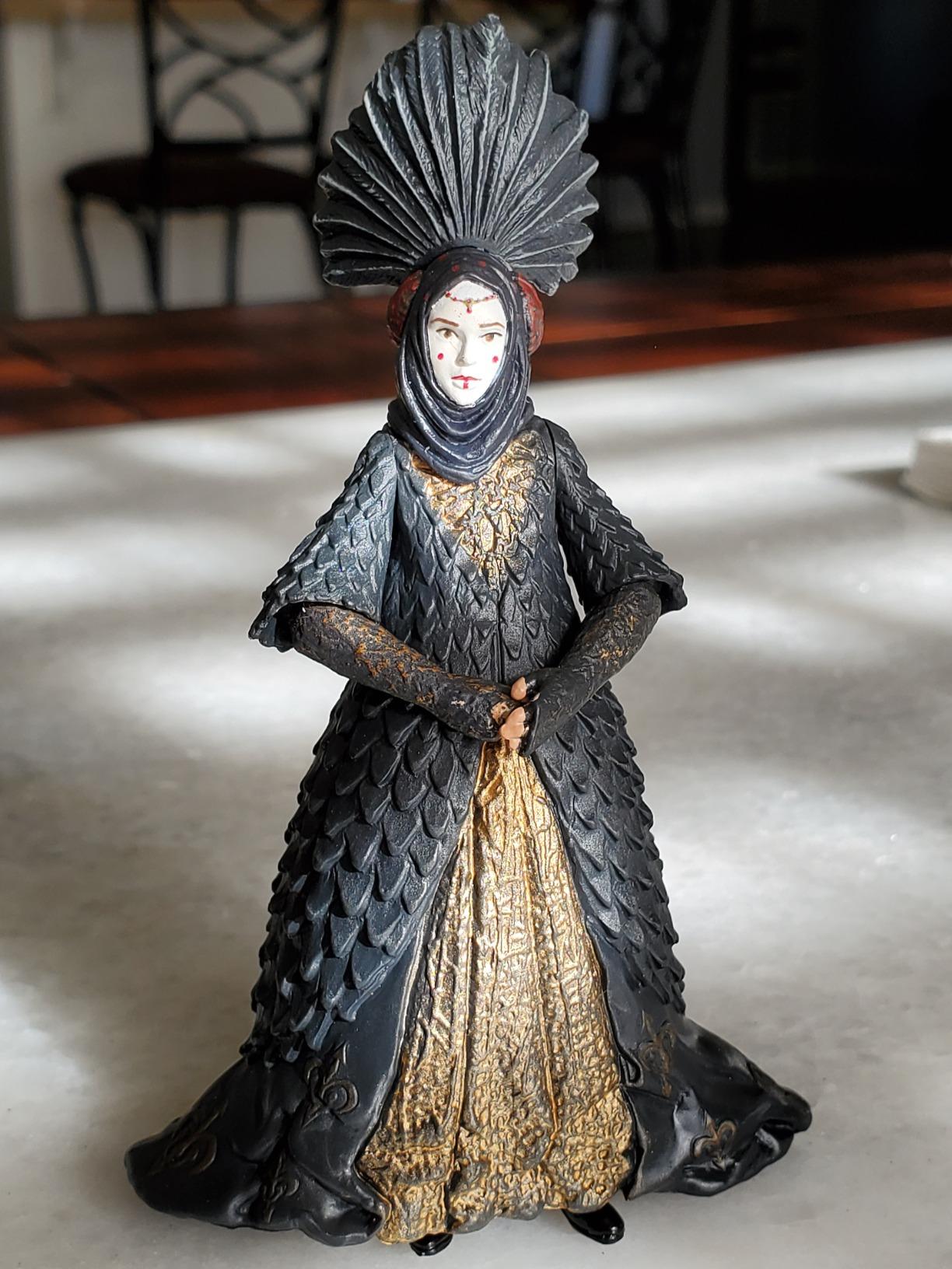 Amazon.com: Star Wars Power of The Jedi Action Figure - Queen Amidala ...