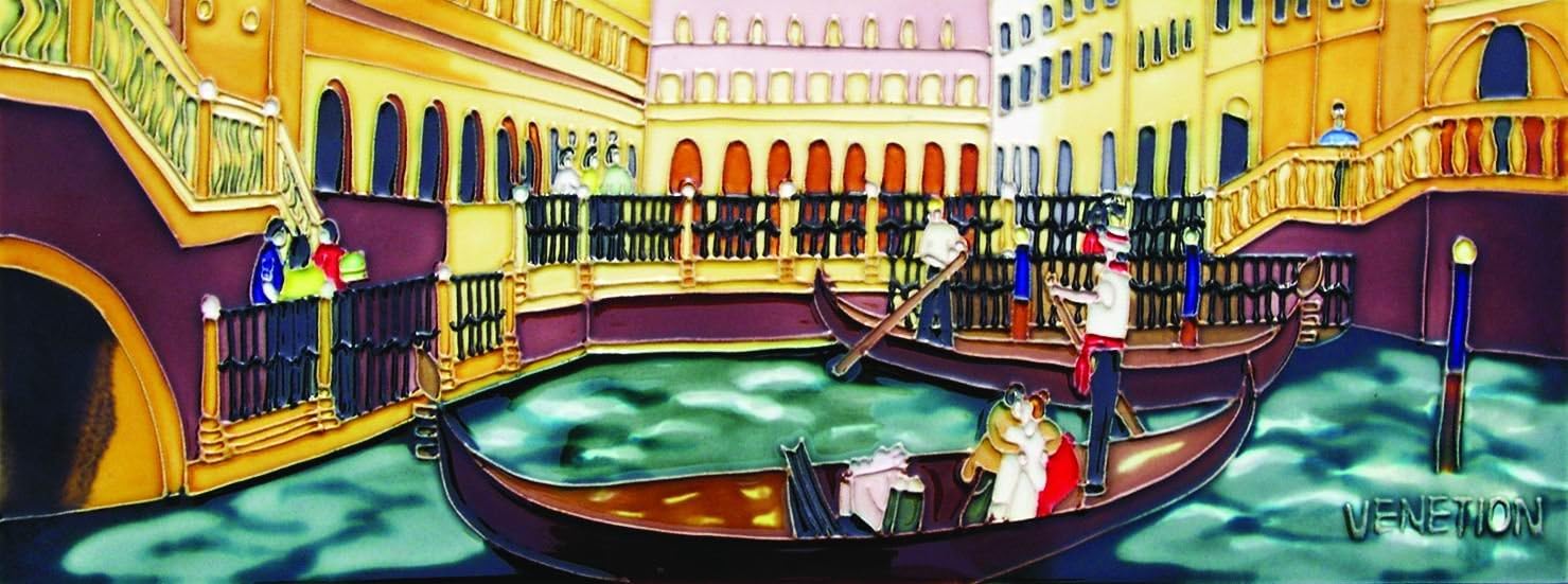 Amazon.com: Venice - Decorative Ceramic Art Tile - 6"x16" En Vogue ...