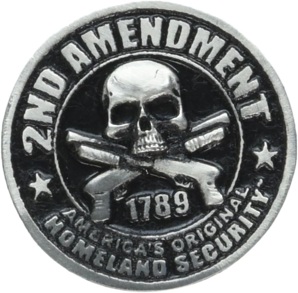 Amazon.com: Hot Leathers PNA1197 2nd Amendment Pin : Clothing, Shoes ...