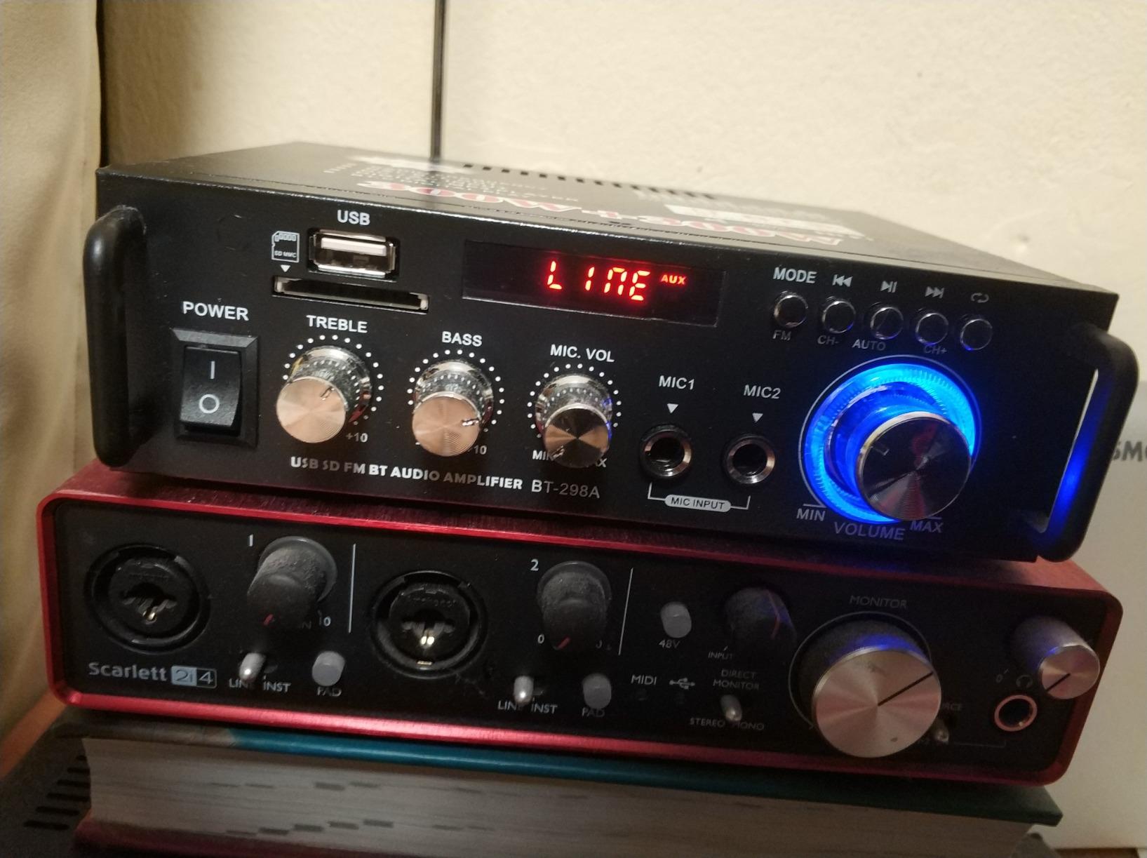 Leistungsverstärker Hifi Stereo, Mini Bluetooth 5.0 Verstärker 300 W ...
