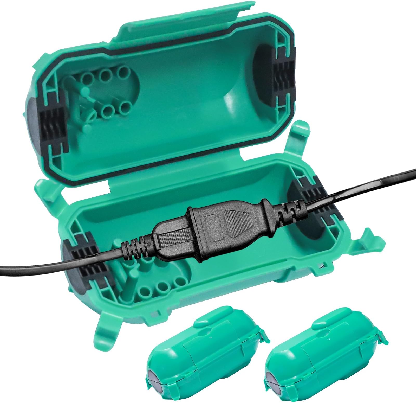 Amazon.com: Paquete de 2 fundas de seguridad para cable de extensión ...