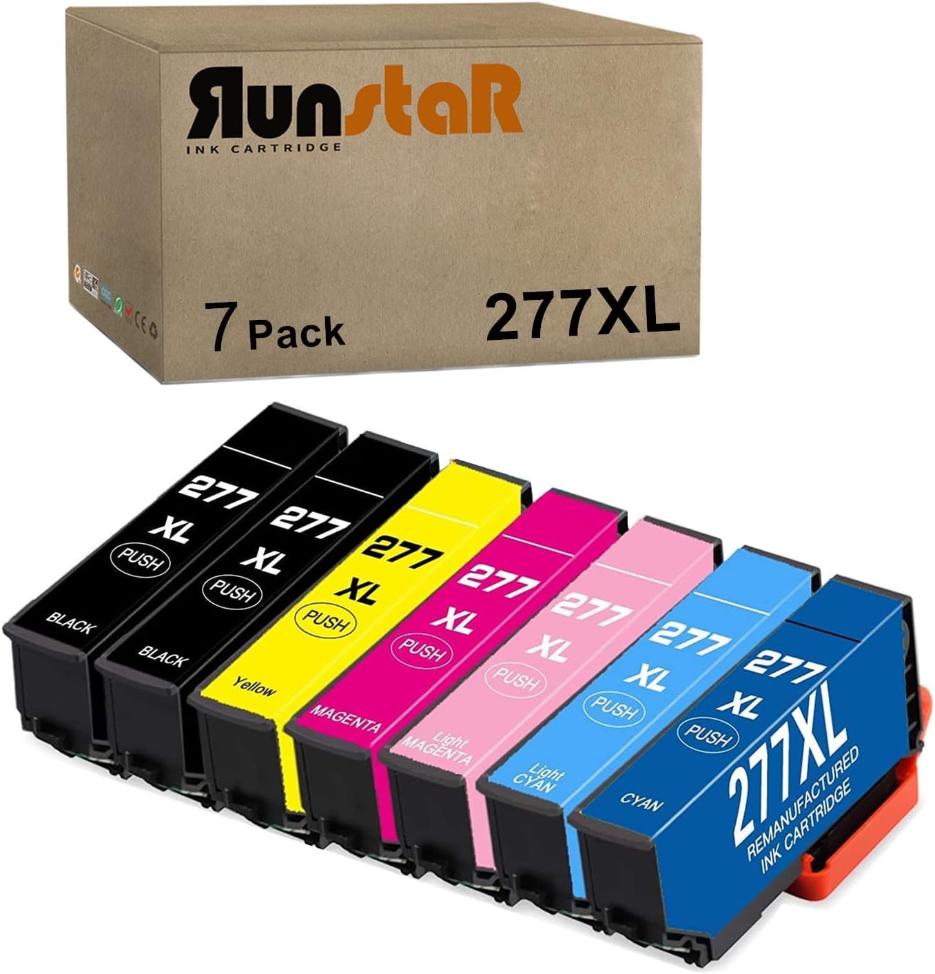 Amazon.com: 277 T277xl 277XL xp 970 Ink Cartridges Remanufactured for ...