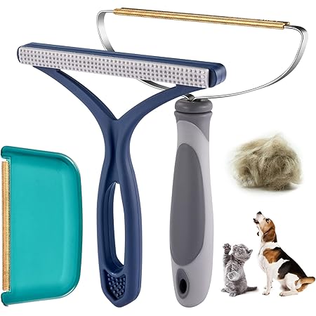 Amazon.com: Pet Hair Remover 4 Pack - Reusable Lint Remover for Clothes ...