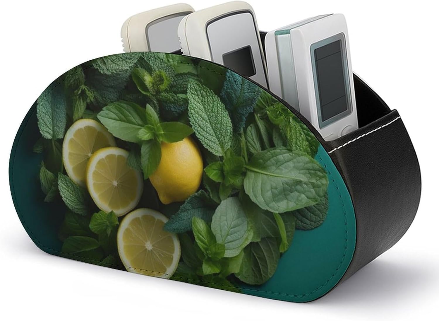 Amazon.com: GFLFMXZW Lemon Mint Heart Shape Remote Control Holder with ...
