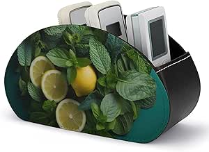 Amazon.com: GFLFMXZW Lemon Mint Heart Shape Remote Control Holder with ...