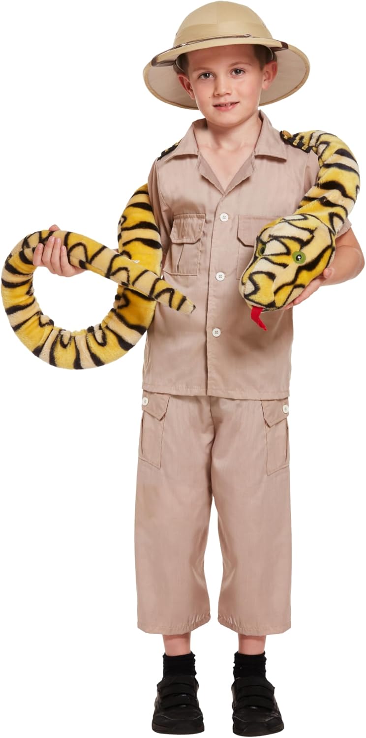 Lizzy Child Safari Explorer Costume (Small / 4-6 Years) | Kids school ...