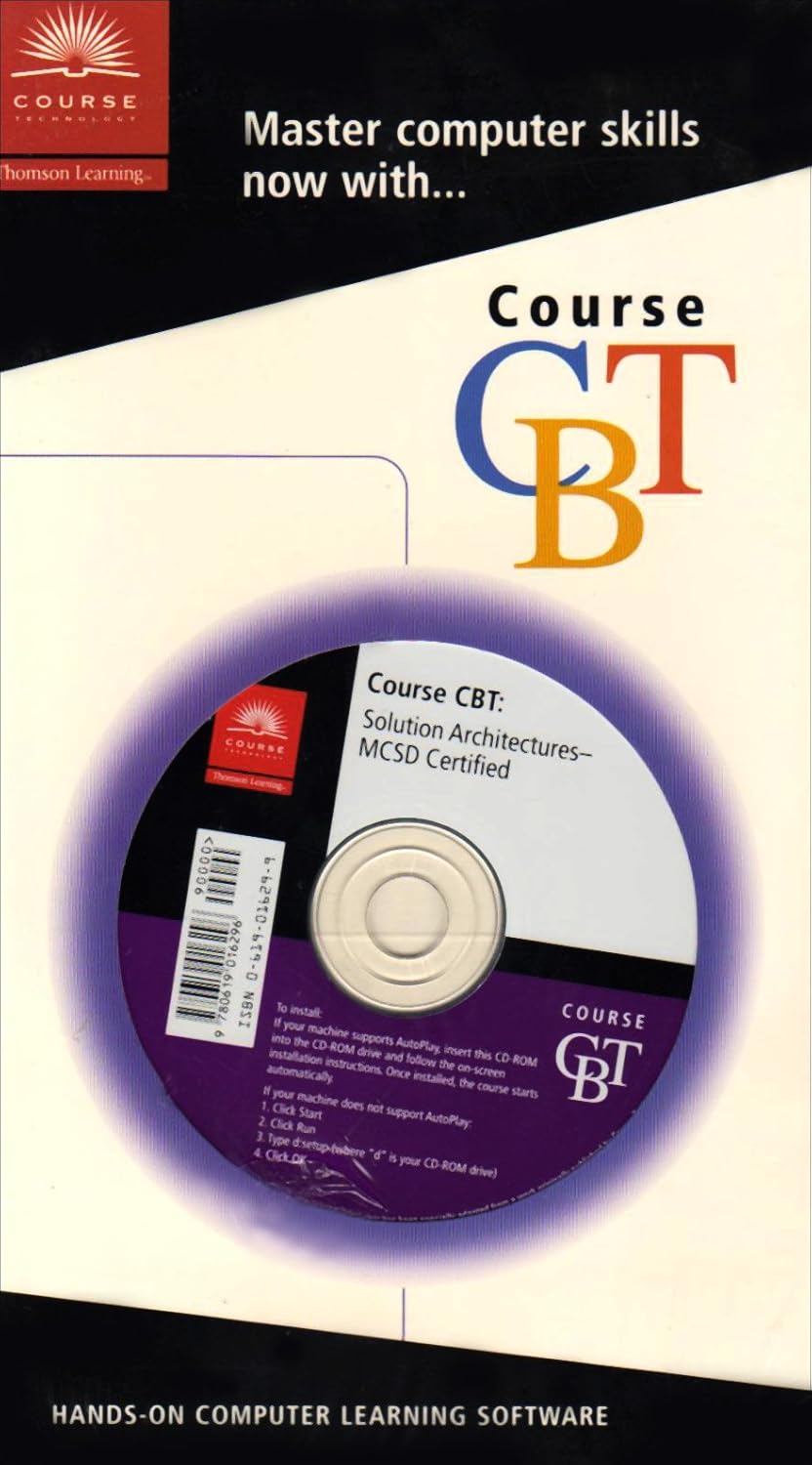 Amazon.com: Course CBT: MCSD Guide to Solution Architectures: 9780619016296: Technology, Course ...