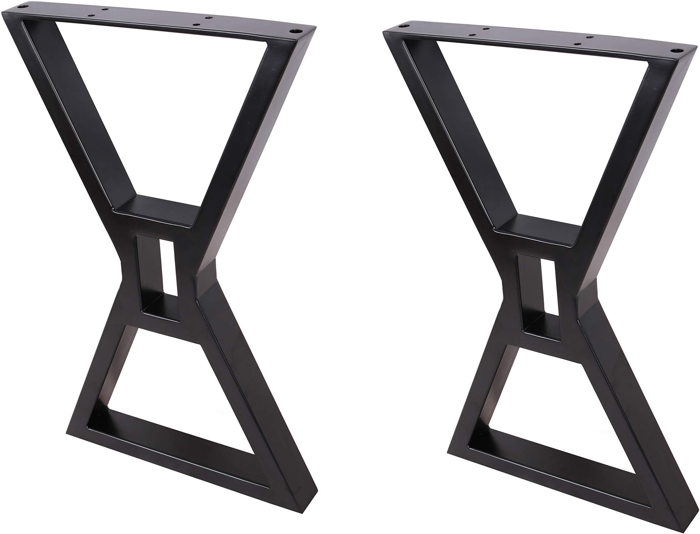 Amazon.com: ECLV 28" Dining Table Legs, X-Shaped Steel Table Legs ...