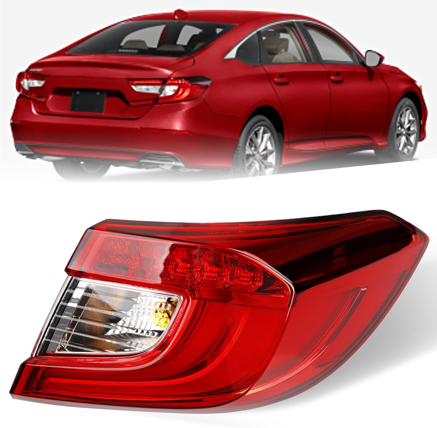 Amazon.com: Misakomo Taillight Assembly for Honda Accord Sedan 2018 ...