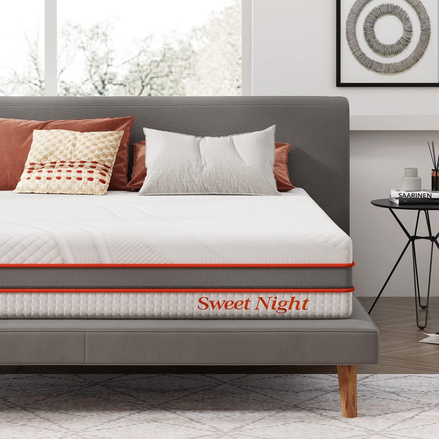 Amazon.com: Sweetnight King Mattress, Breeze 12 Inch King Size Mattress ...