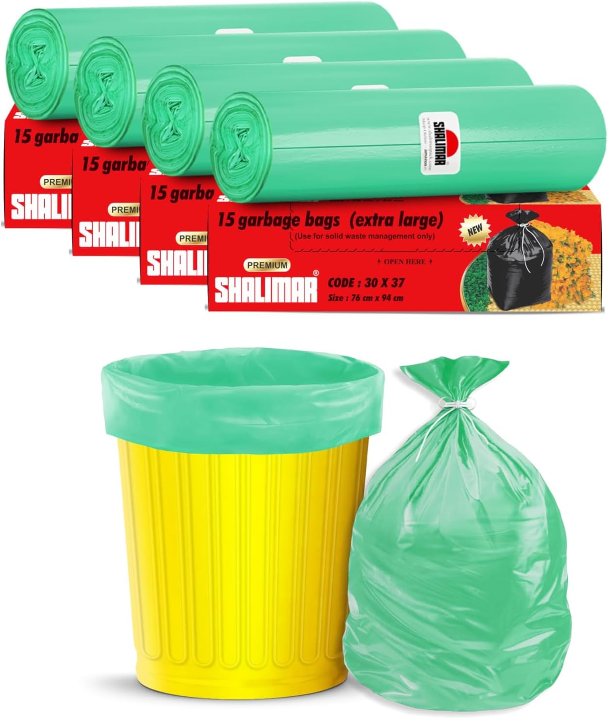 Newtone Premium Garbage Bags Extra Large Size 30x37 Inches|90 Bags ...