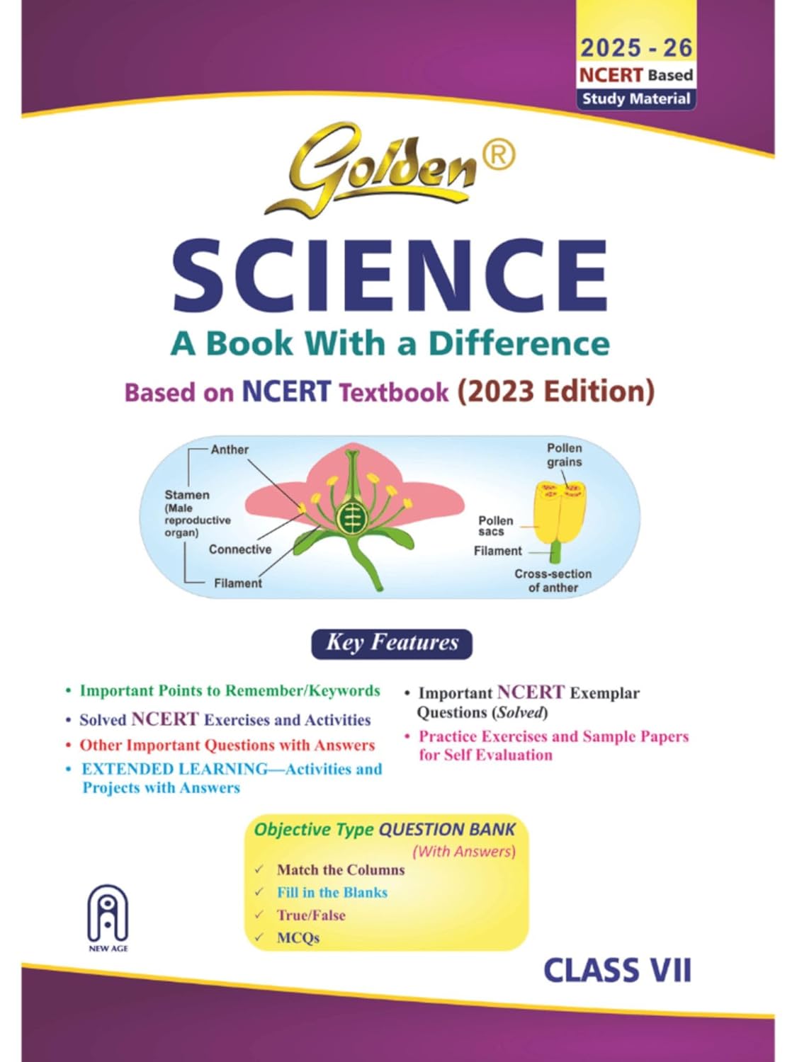 Golden Science: Based on NEW NCERT for Class- 7 (For 2025 Final Exams ...