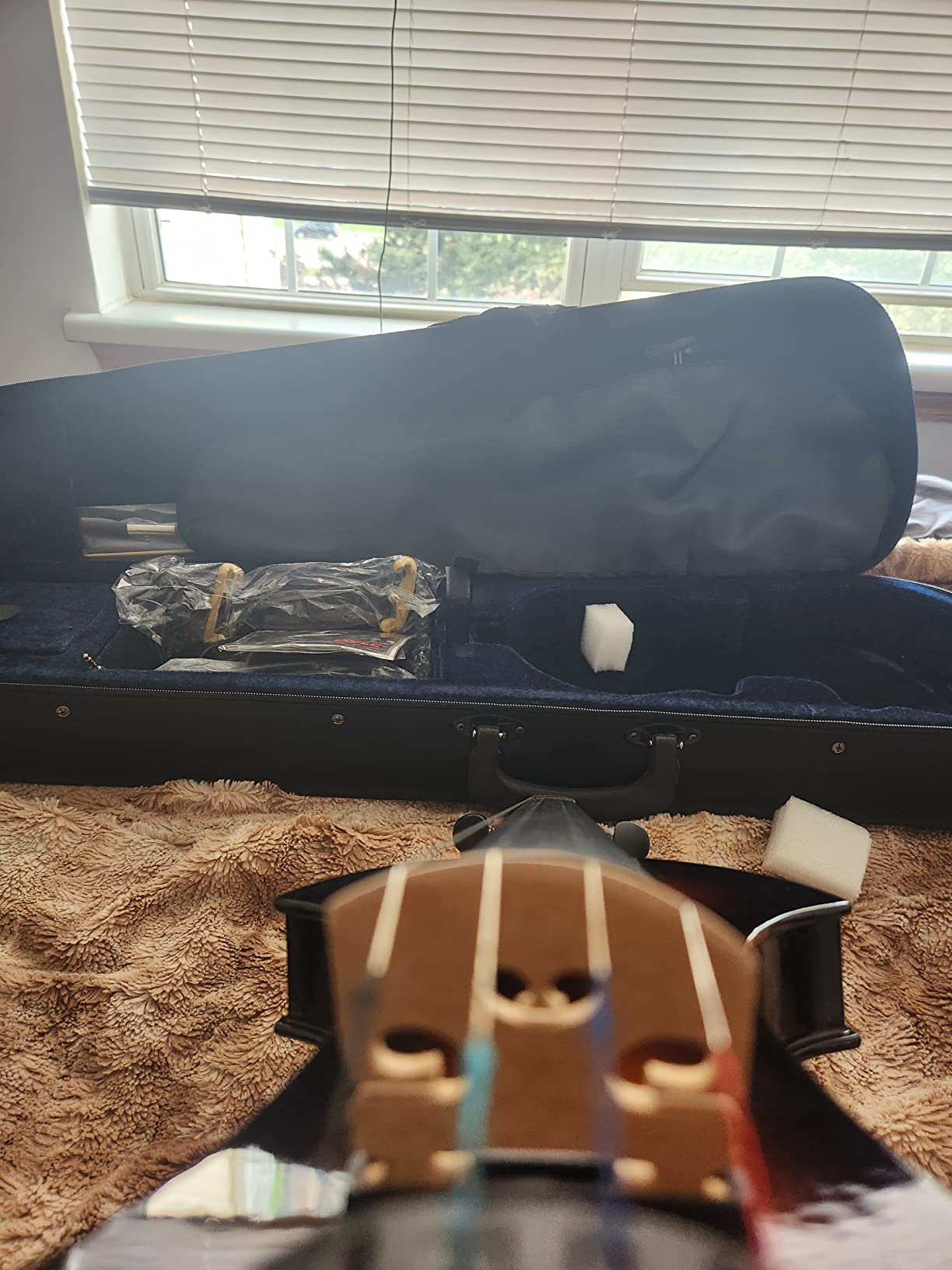 $33/mo - Finance Pyle Full Size Electric Violin Kit - 4/4 Solid Wood ...