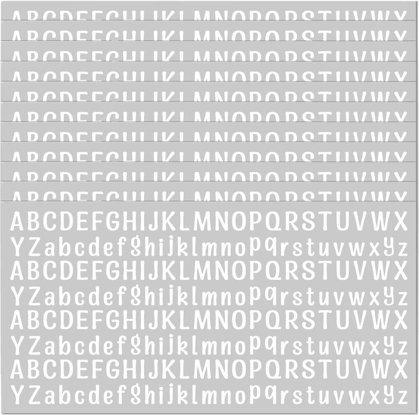 Amazon.com : CHARTPAK Self-Adhesive Vinyl Numbers, 1/2 Inch High, White ...