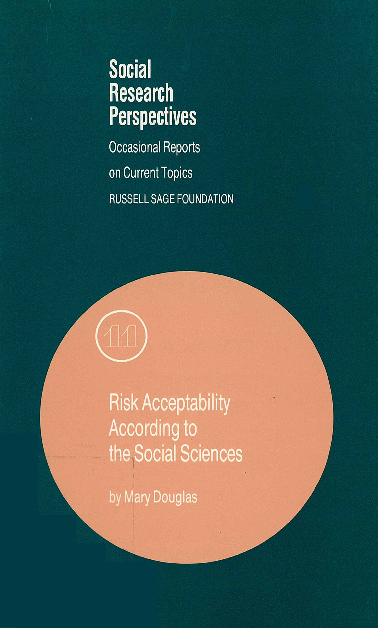Amazon | Risk Acceptability According to the Social Sciences (Social ...