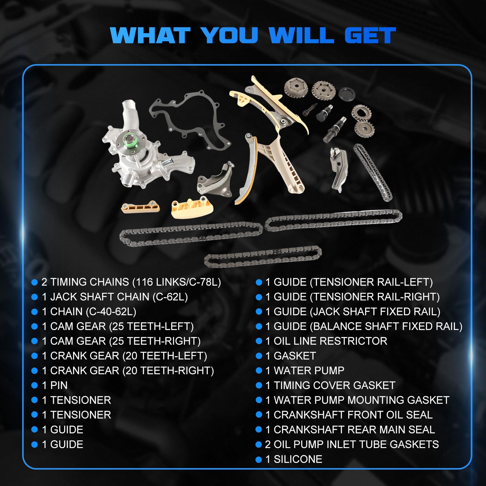 Explorer Kit Timing Chain Kit For Ford Explorer, Mustang, Ranger, Mazda ...