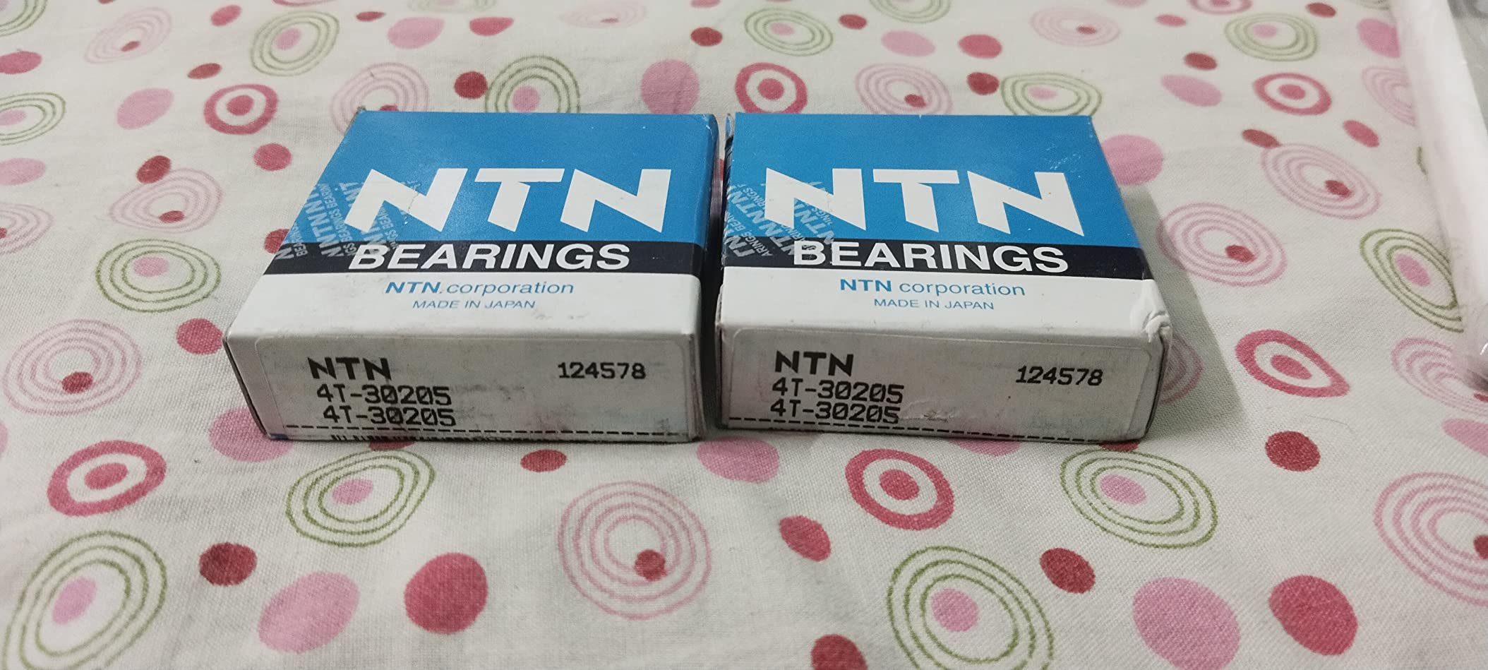 NTN Bearing 30205 Tapered Roller Bearing Cone and Cup Set, S : Amazon ...