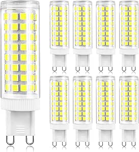 Generic G9 LED Bulbs 10W, 80W 100W Halogen Replacement, Cold White ...