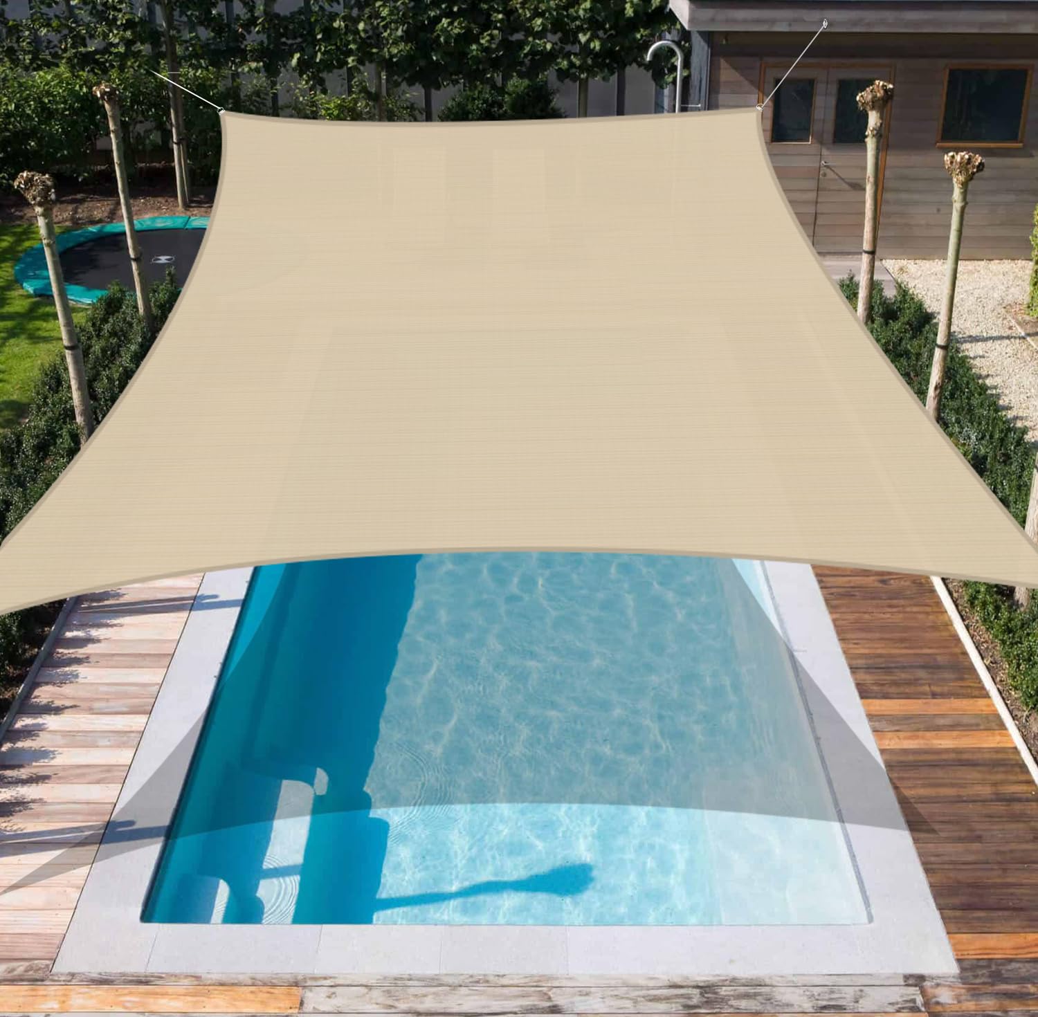 Pool Shade Cloth Fabric Swimming Pool Sun Shade Cloth(988+)
