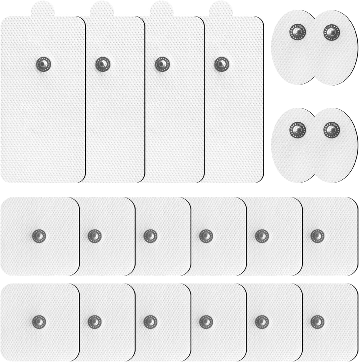 Amazon.com: TENS Unit Replacement Pads, 20 Pcs Multiple Size Self ...