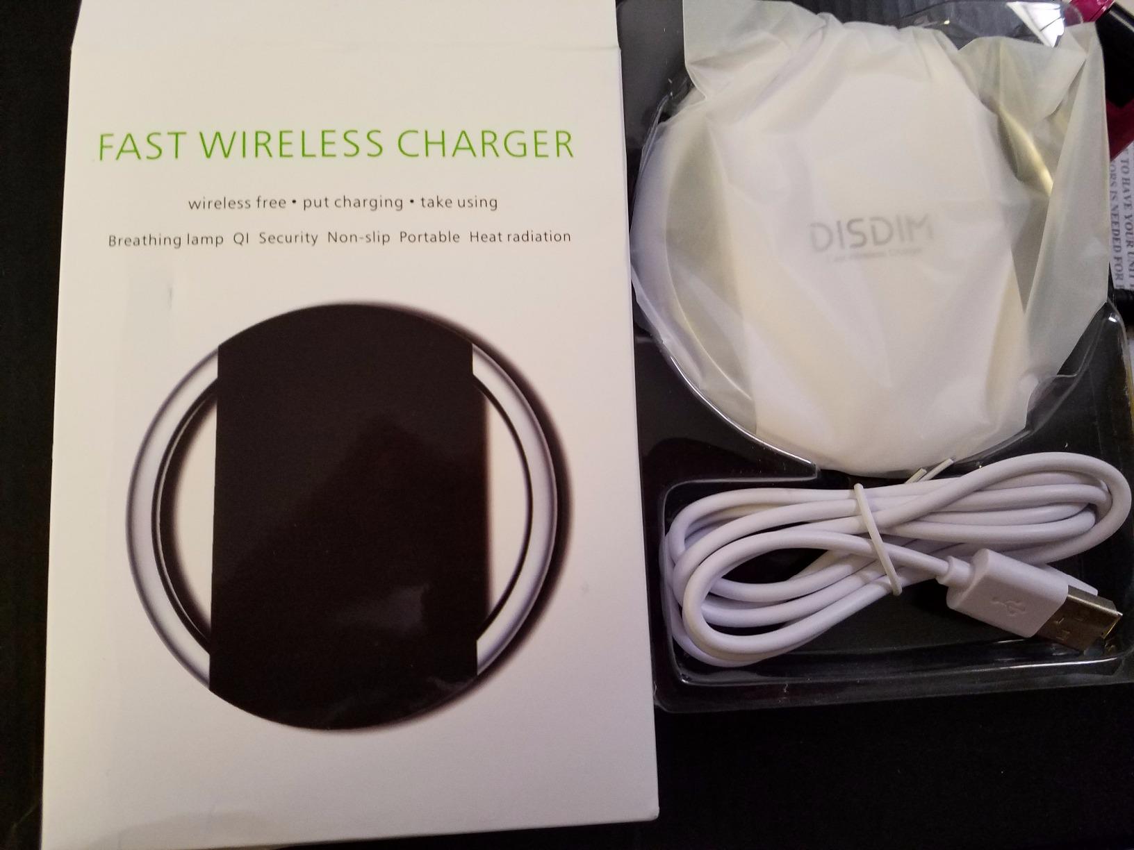 Amazon.com: Fast Wireless Charger,DISDIM [Alloy Frame] : Cell Phones ...