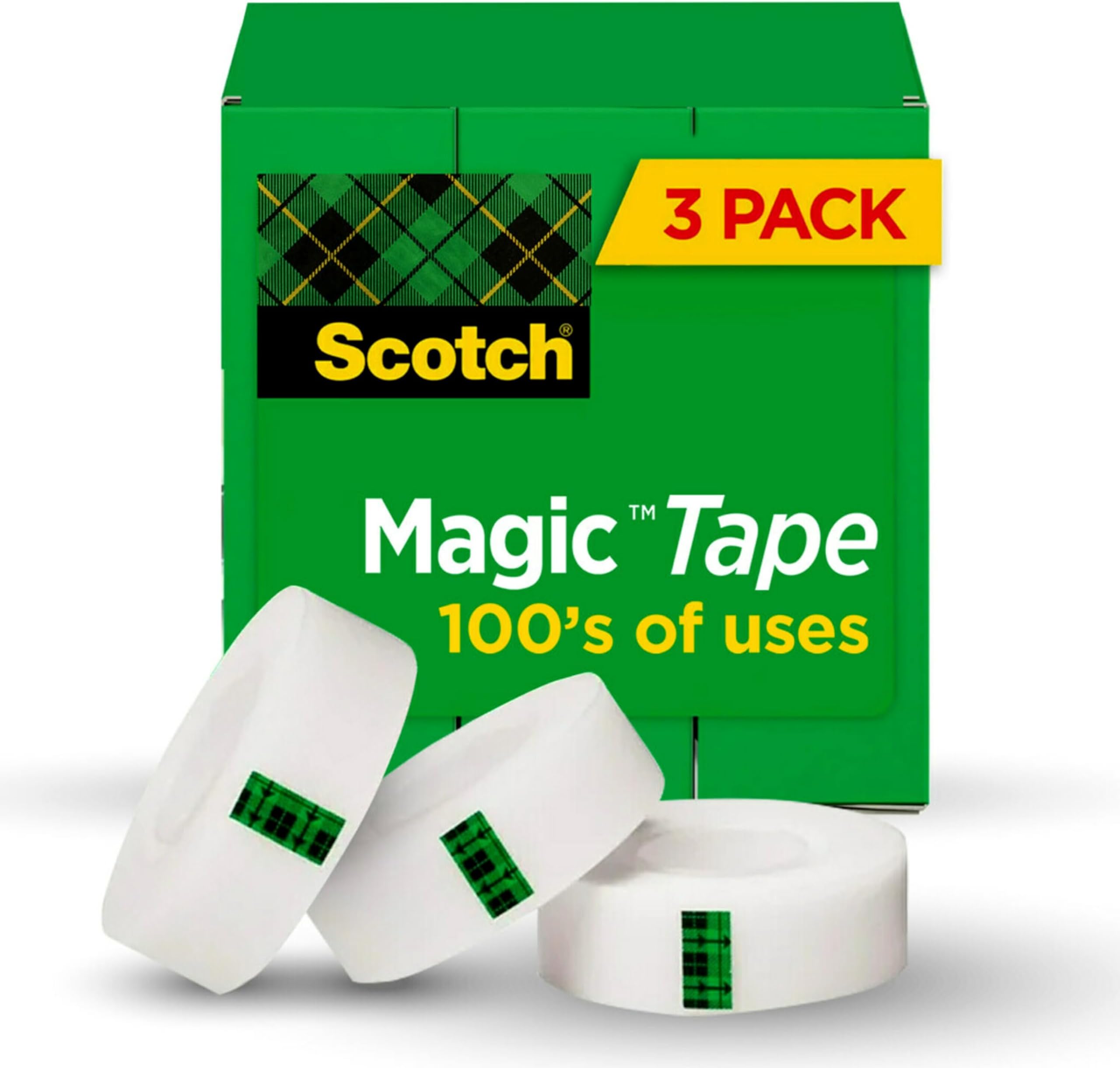 Scotch Magic Tape, 3/4 x 1296 Inches, 3-Pack (810-3PK) : Amazon.ca ...