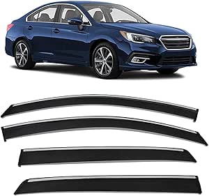 Amazon.com: GADEED Side Window Deflector,for Subaru Legacy Sedan 2015 ...