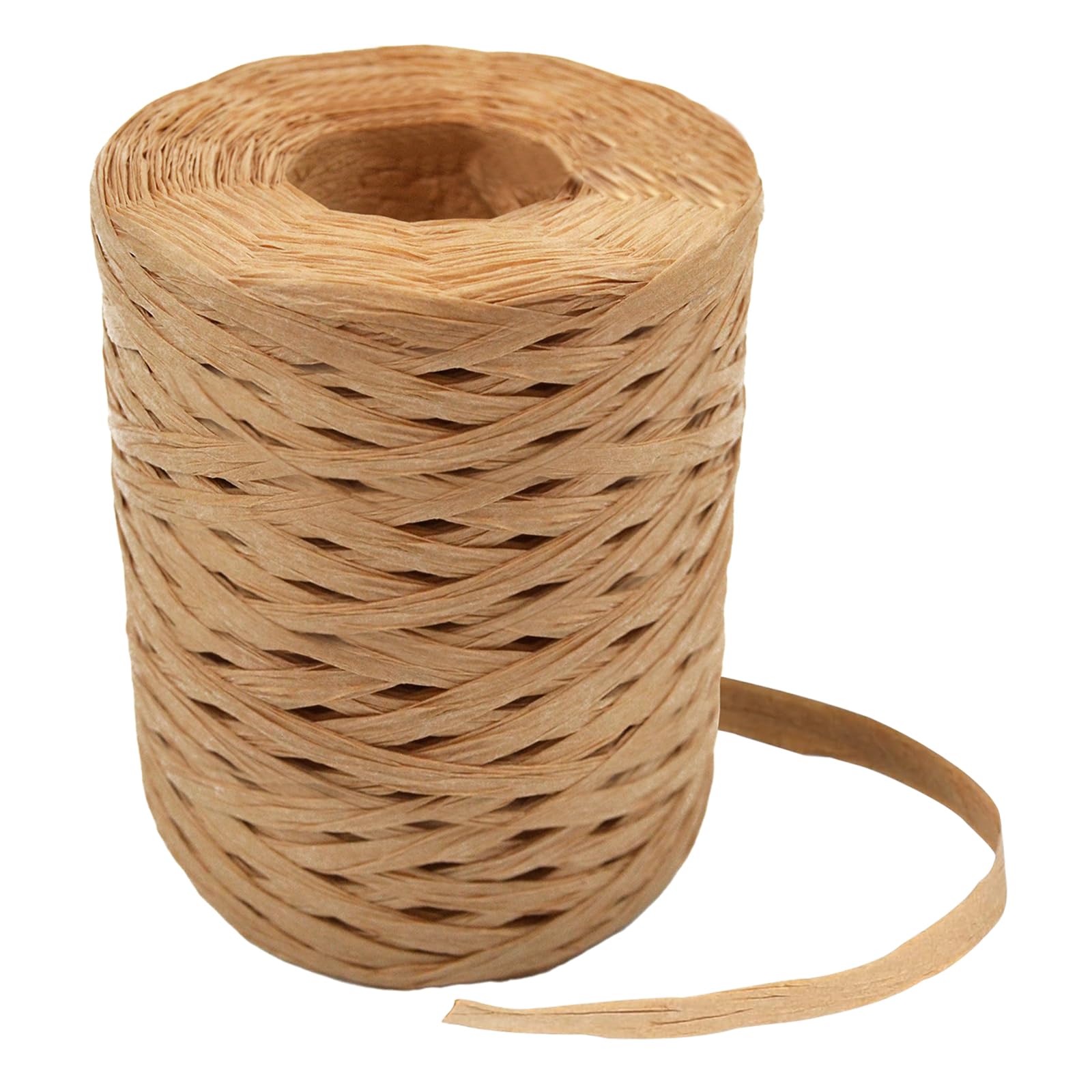 Raffia Ribbon Yarn 200m Brown Raffia Paper Ribbon String Rafia Packing ...