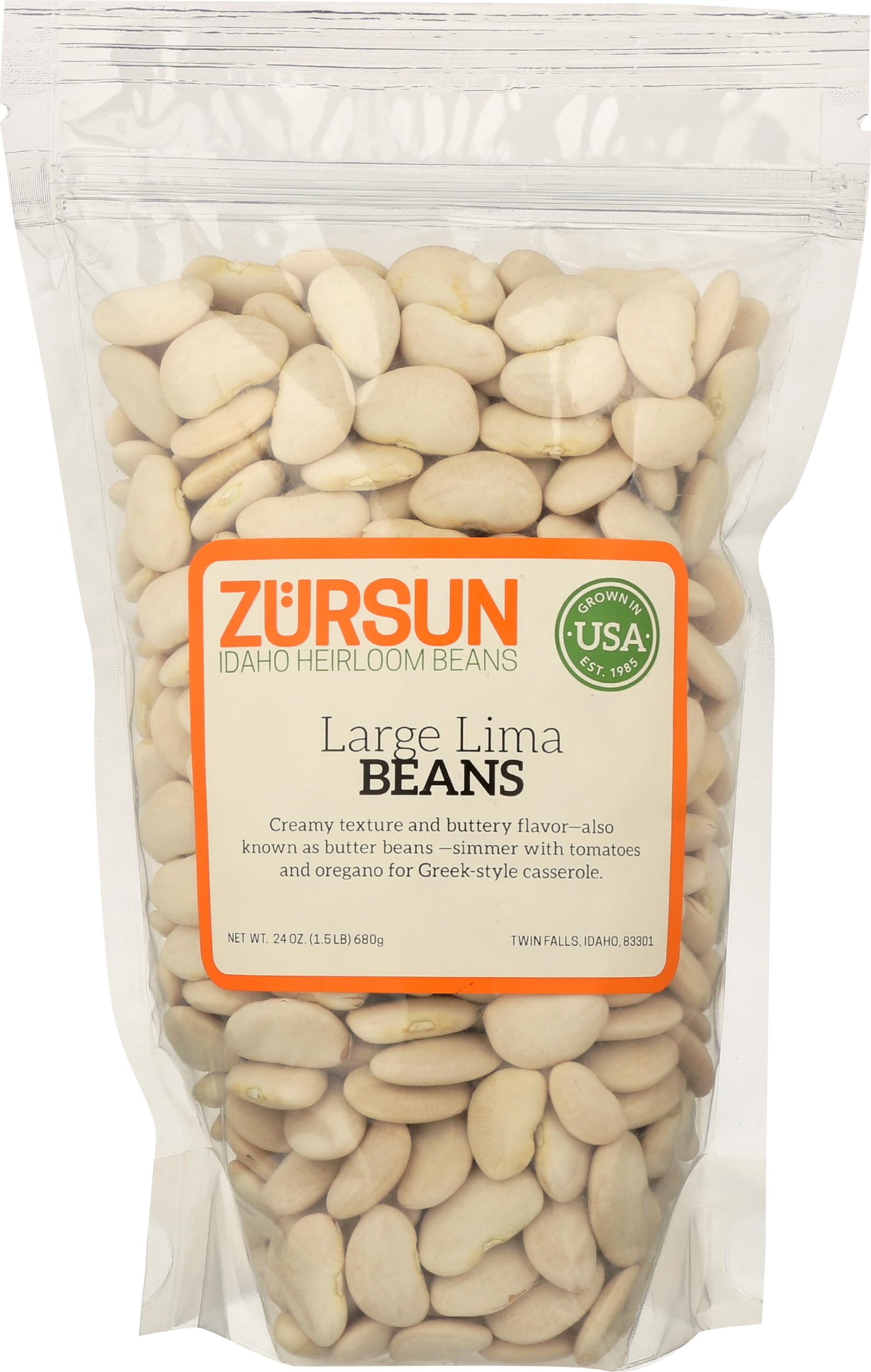 Amazon.com : ZURSUN Beans Large Lima, 24 OZ : Grocery & Gourmet Food