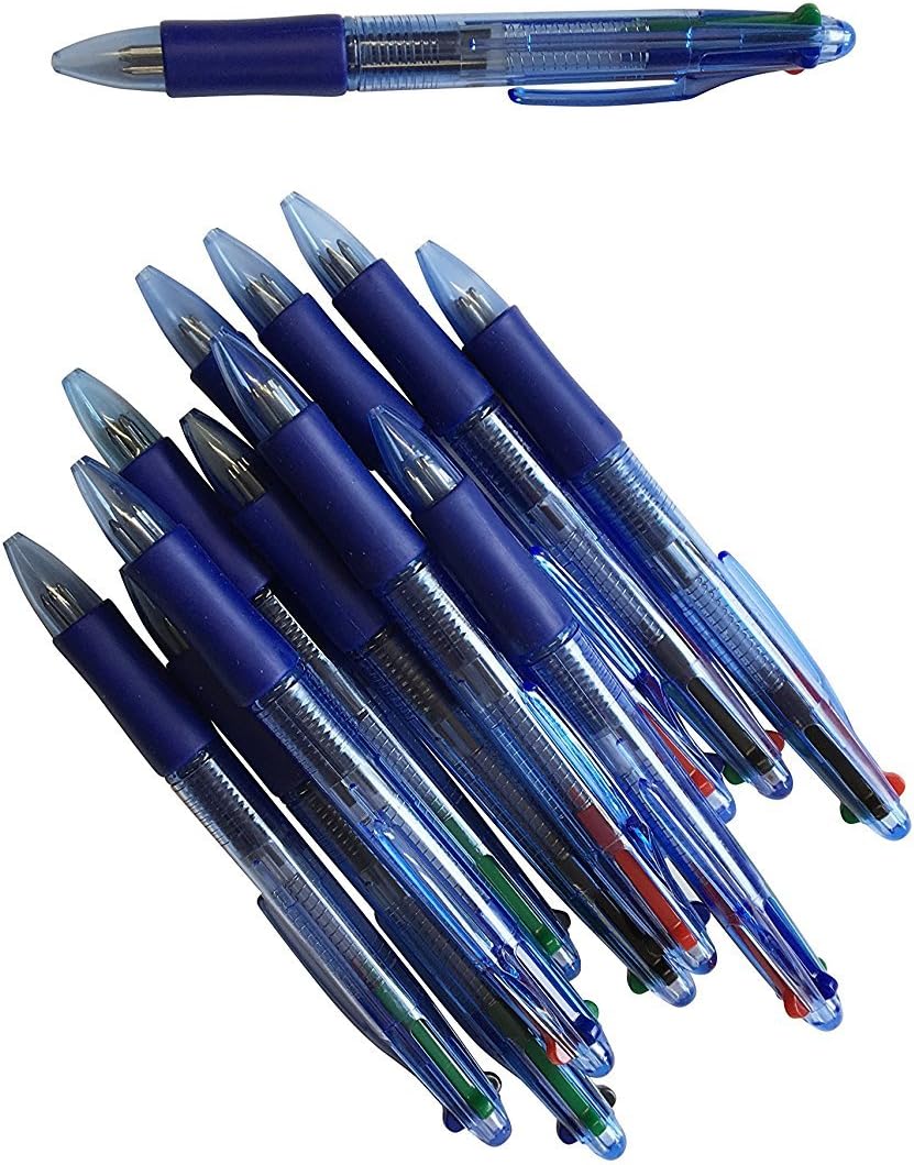 Bic 4 Colour Ballpoint Pens. 10 Colours in 3 pens. Pack of 3. B157811 ...